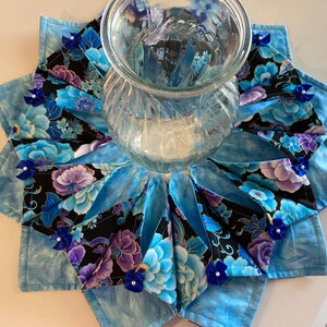 Fold and Stitch Origami Candle Mat Centerpiece - Etsy