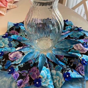 Fold and Stitch Origami Candle Mat Centerpiece - Etsy