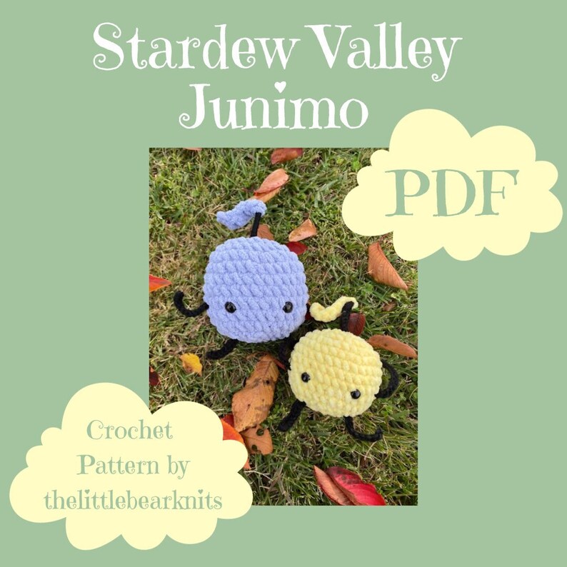 Crochet Stardew Valley Junimo Plushie Pattern - Etsy