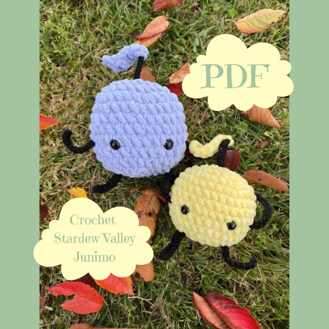 Crochet Stardew Valley Junimo Plushie Pattern - Etsy