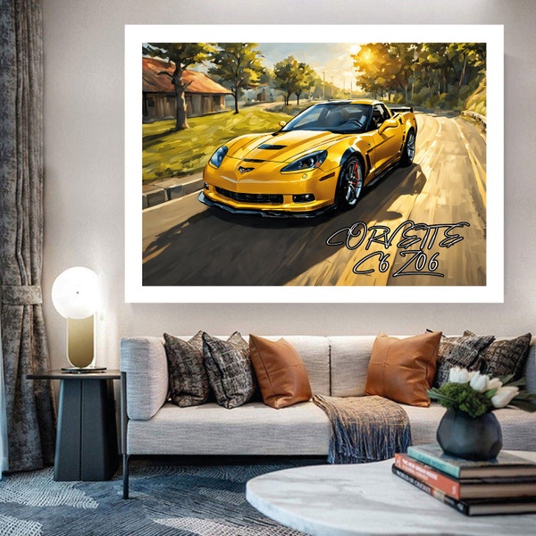 C6 Corvette Poster - Etsy