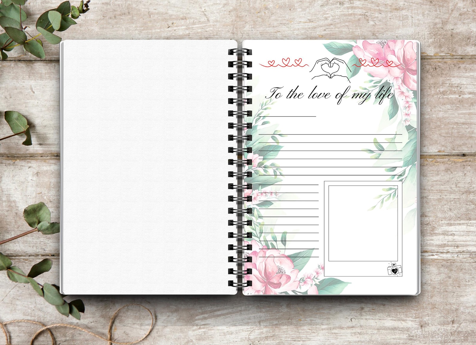 Custom Love Story Book |handmade Personalised Couples Journal ...