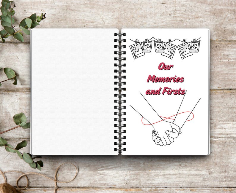Custom Love Story Book |handmade Personalised Couples Journal ...