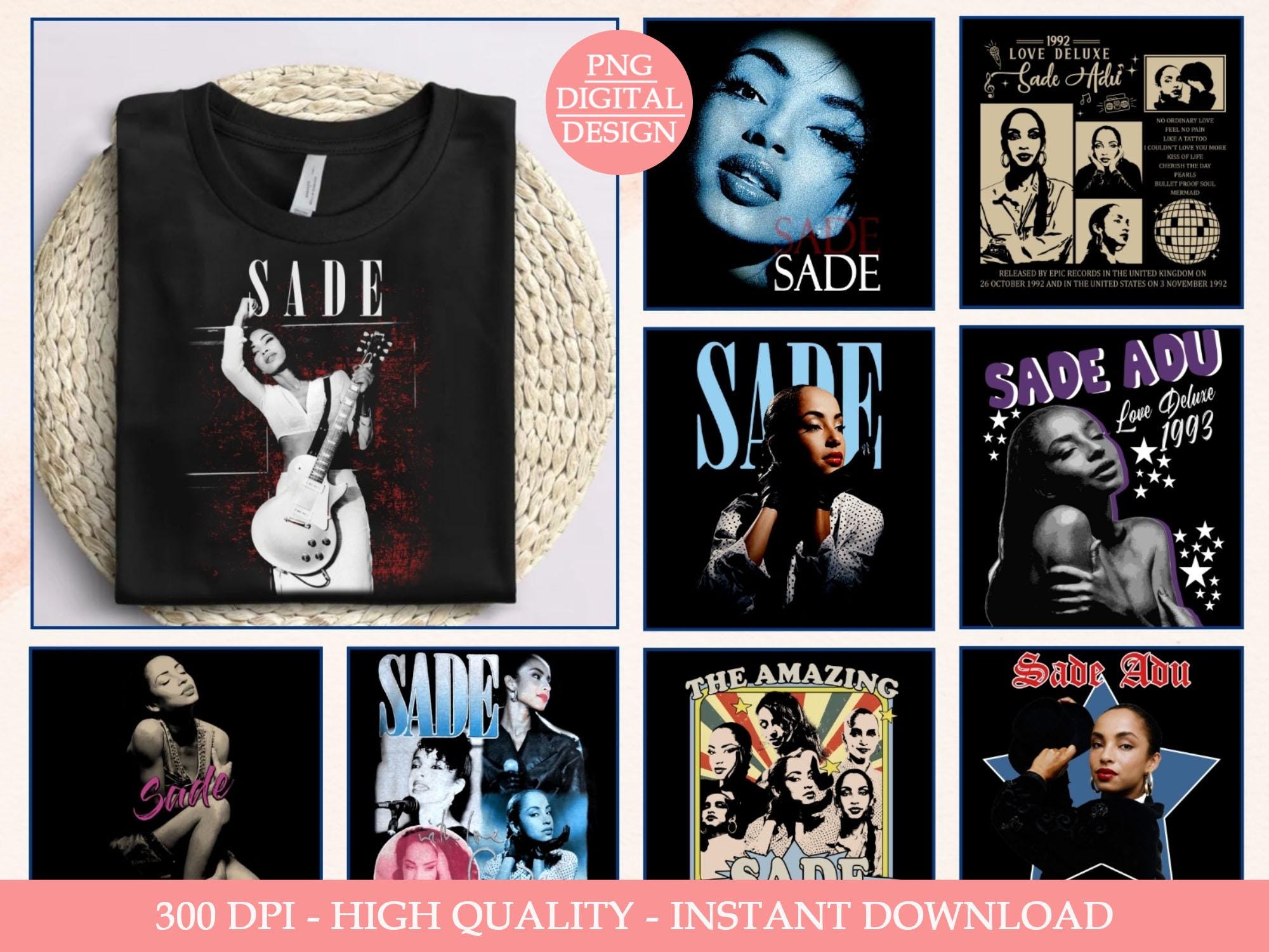 Sade Adu Vintage PNG Bundle, Sade Png Digital Download File Sublimation ...
