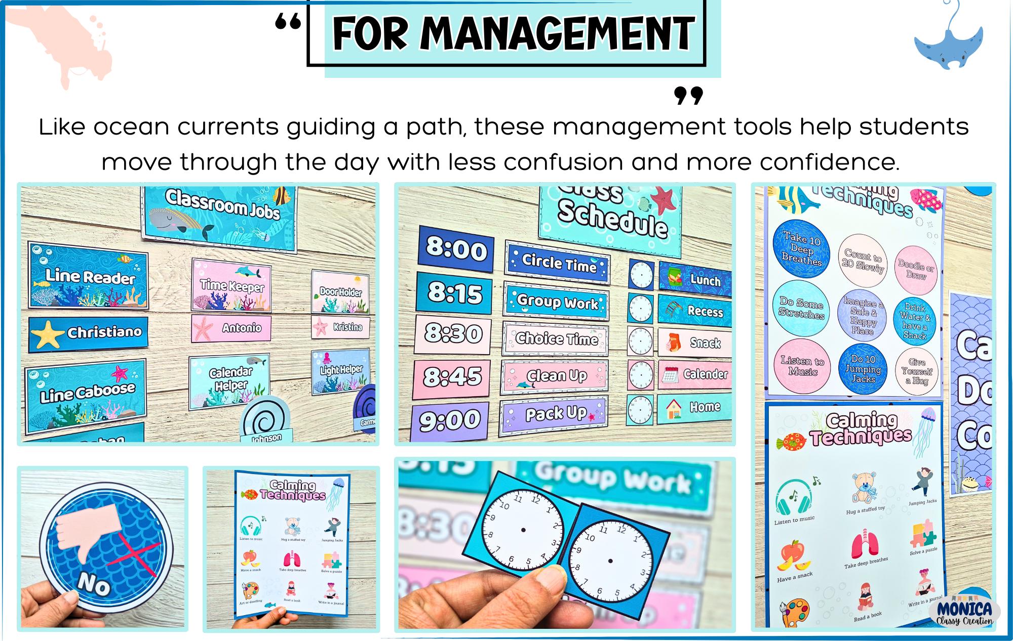 Ocean Animal Theme Classroom Decor Bundle Elementary Under the Sea ...