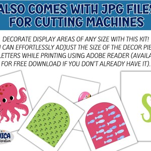 Ocean Animals Summer Bulletin Board Kit-end of the Year Classroom Door ...