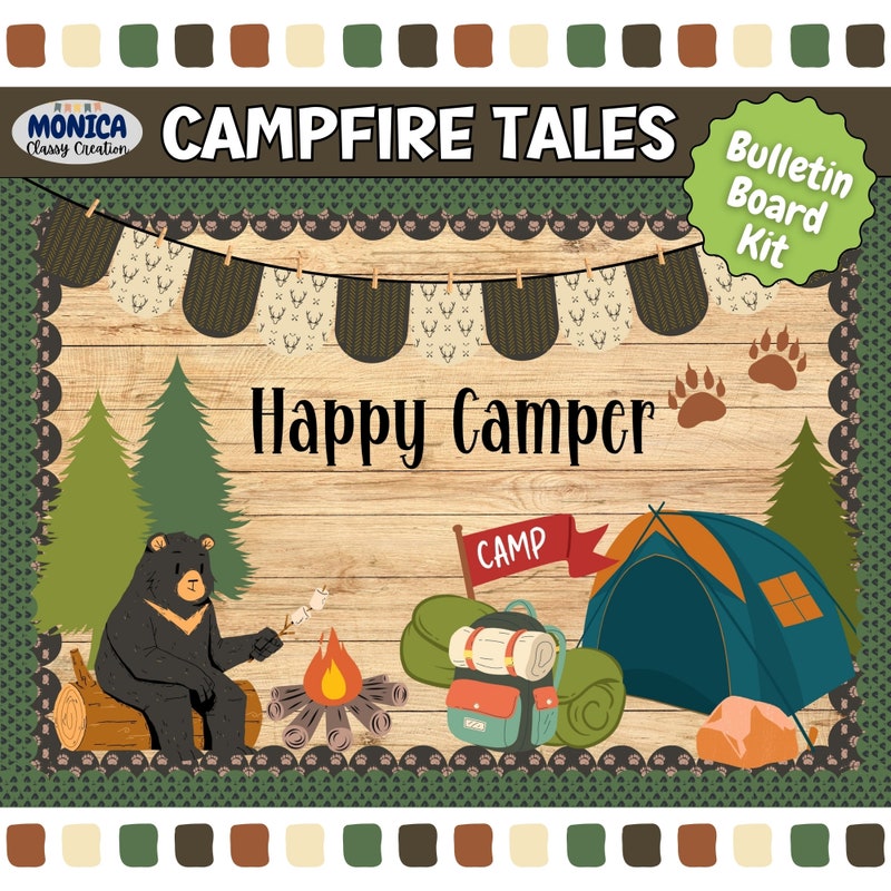 Camping Bulletin Board - Etsy