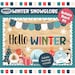 Winter Snowglobe Bulletin Board Kit Idea-hello Winter Wonderland ...