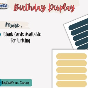 Classroom Birthday Bulletin Board Display-retro Groovy - Etsy