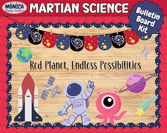 Space Theme Bulletin Board Kit - Etsy