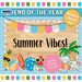 End of the Year Bulletin Board Kit-hello Summer Vibes Classroom Door ...