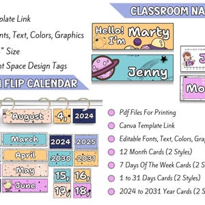 Outer Space Theme Classroom Decor Bundle-elementary Classroom Theme ...