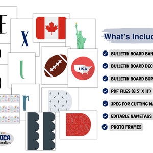 World Travel Adventure Bulletin Board Kit- Geography Theme Classroom ...