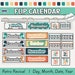 Retro Groovy Themed Classroom Flip Calendar Display-editable Canva ...