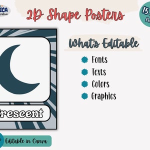 Retro Groovy Theme 2D Shape Posters-classroom Decor - Etsy