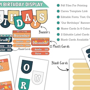 Retro Classroom Decor Bundle Elementary Groovy Classroom Theme Bright ...