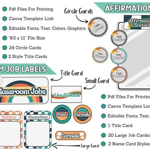 Retro Classroom Decor Bundle Elementary Groovy Classroom Theme Bright ...