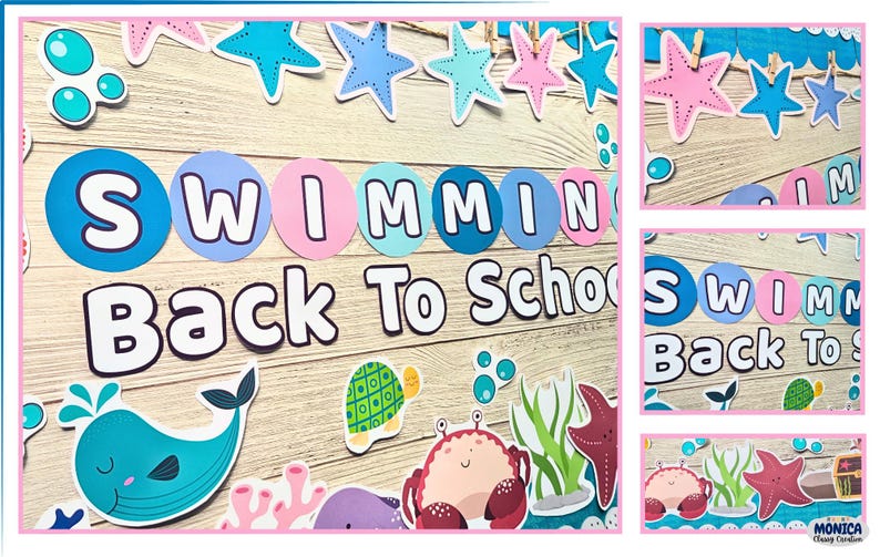 Ocean Animals Bulletin Board Idea Under the Sea Theme Classroom Door ...