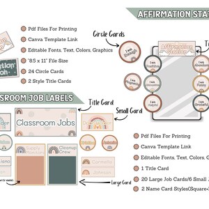 Boho Rainbow Classroom Decor Bundle-elementary Classroom Theme Ideas ...