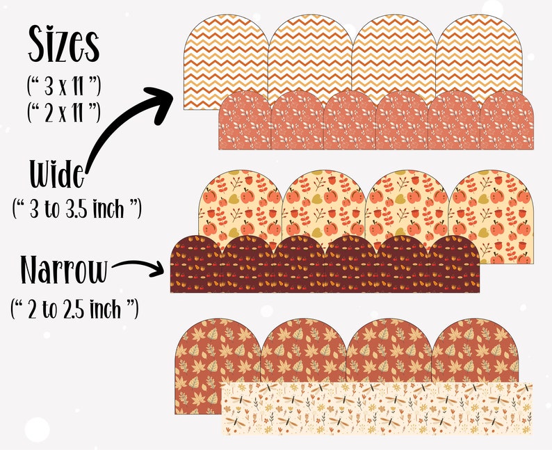 Pastel Boho Fall Bulletin Board Borders-thanksgiving Classroom Door ...
