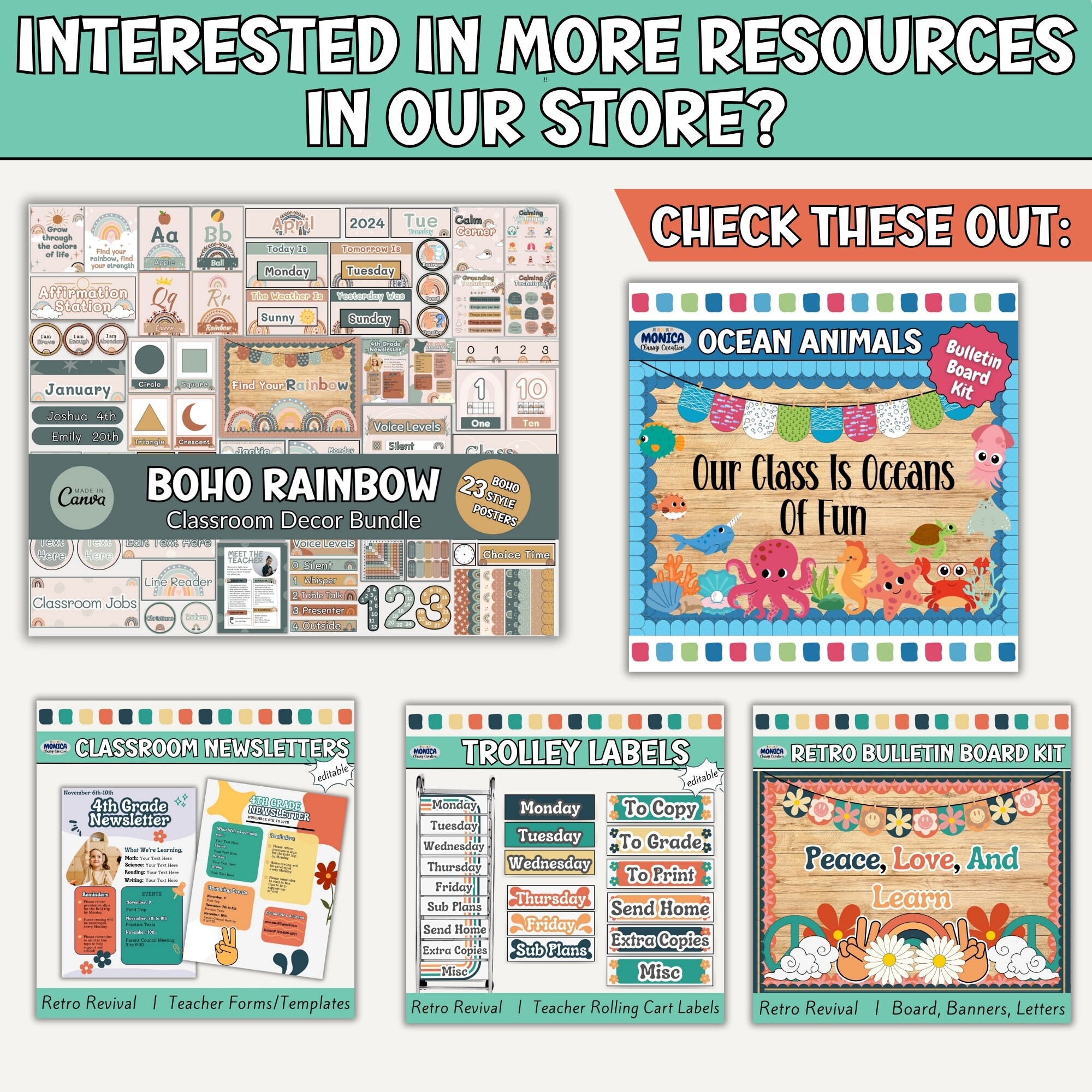 Classroom Student Desk Name Labels-retro Groovy Class Name Tags ...