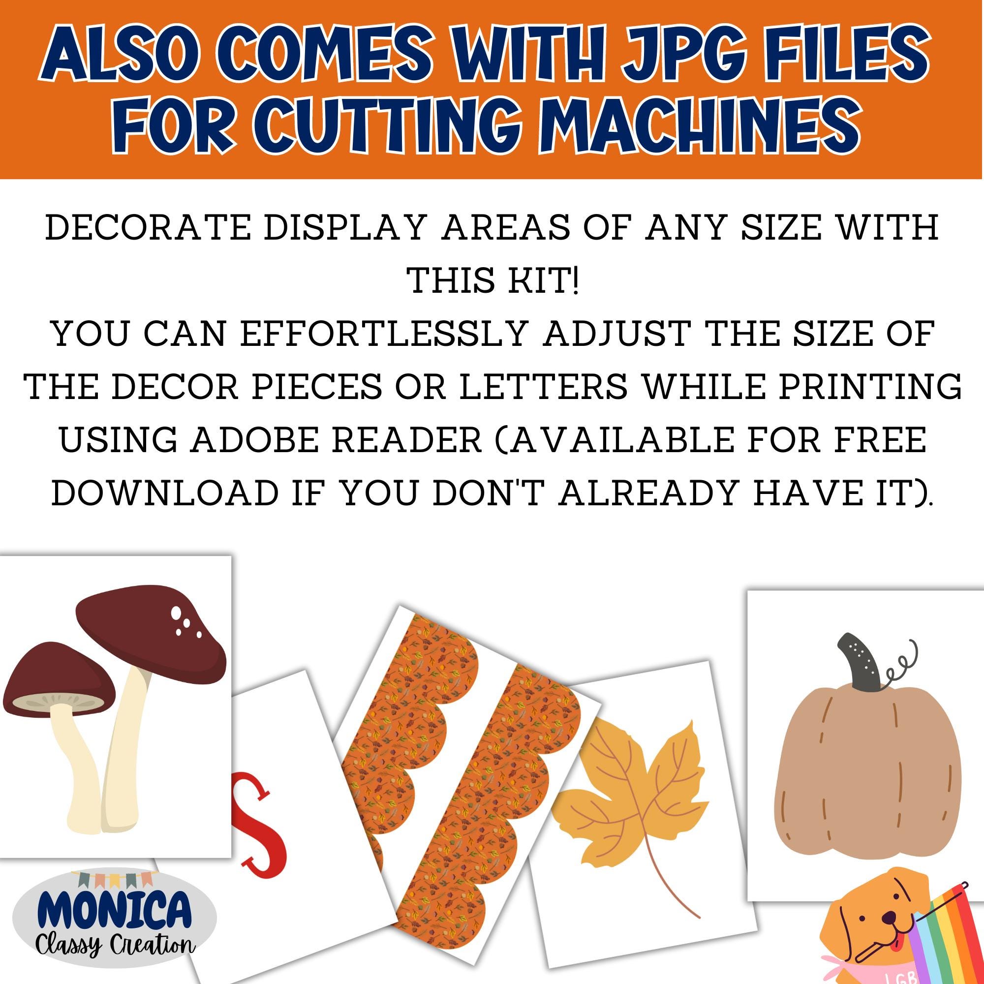 Boho Fall Bulletin Board Kit Pumpkin Patch Classroom Door Decor Autumn ...