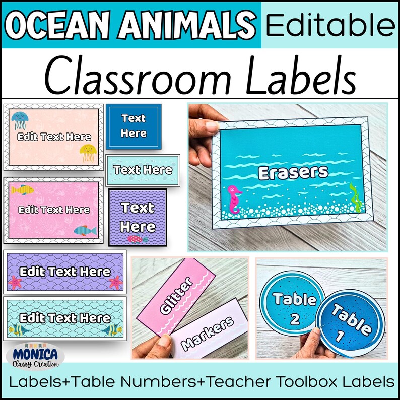 Editable Classroom Labels for Supply Bin Labels Pastel Teacher Toolbox ...