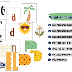 Summer Bulletin Board Kit-here Comes the Sun Classroom Door Decor ...