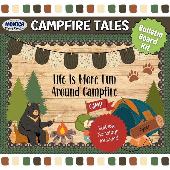 Camp Theme Classroom Door Decoration