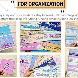 Outer Space Theme Classroom Decor Bundle-elementary Classroom Theme ...