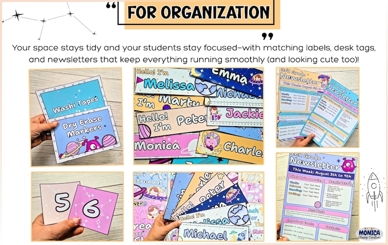 Outer Space Theme Classroom Decor Bundle-elementary Classroom Theme ...