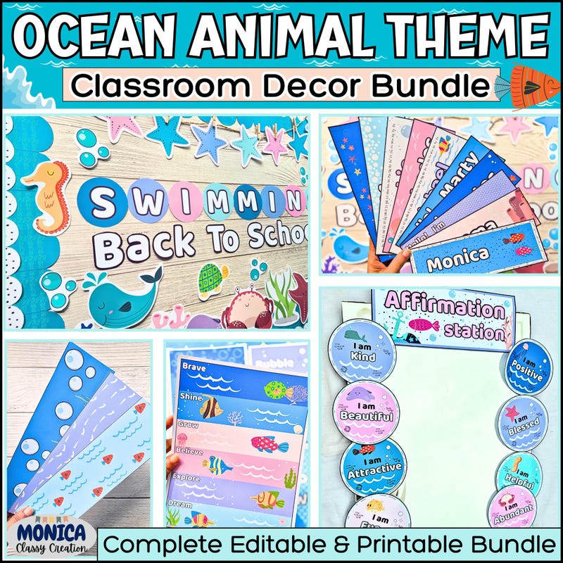 Ocean Theme Classroom - Etsy