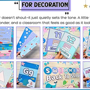 Ocean Animal Theme Classroom Decor Bundle Elementary Under the Sea ...