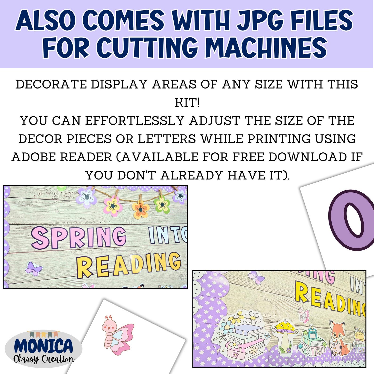 Spring Reading Bulletin Board Kit-we Are Blooming Together Classroom ...