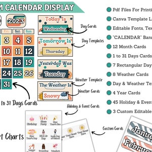 Retro Classroom Decor Bundle Elementary Groovy Classroom Theme Bright ...