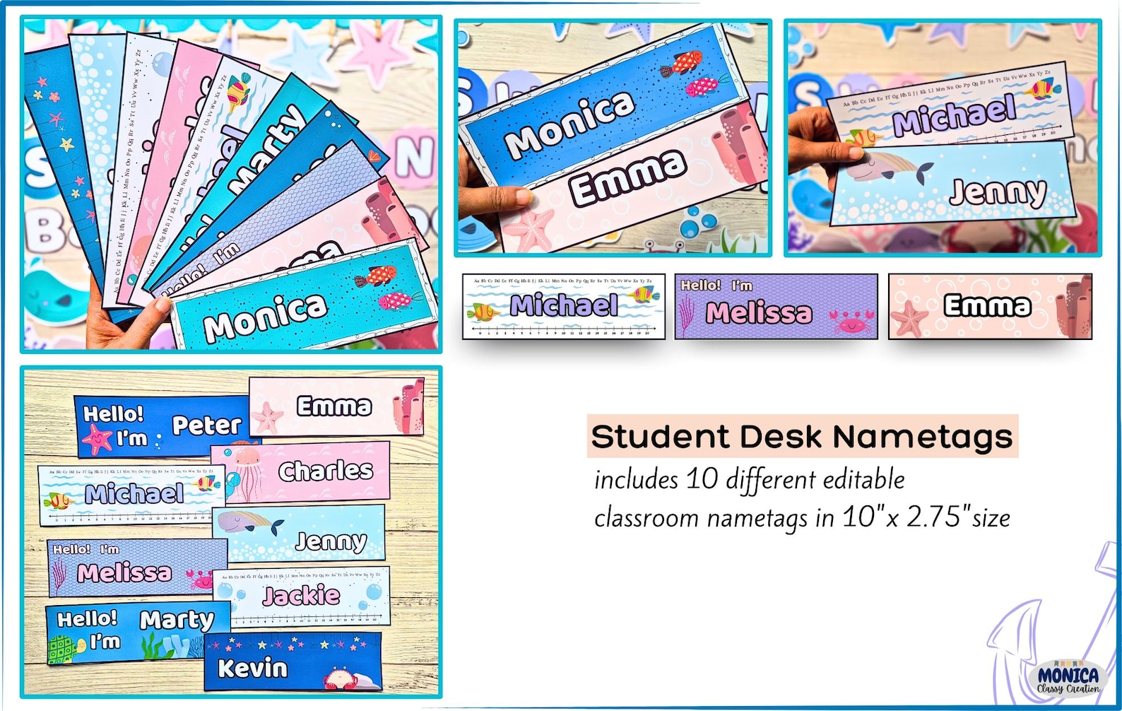 Ocean Animal Theme Classroom Decor Bundle Elementary Under the Sea ...