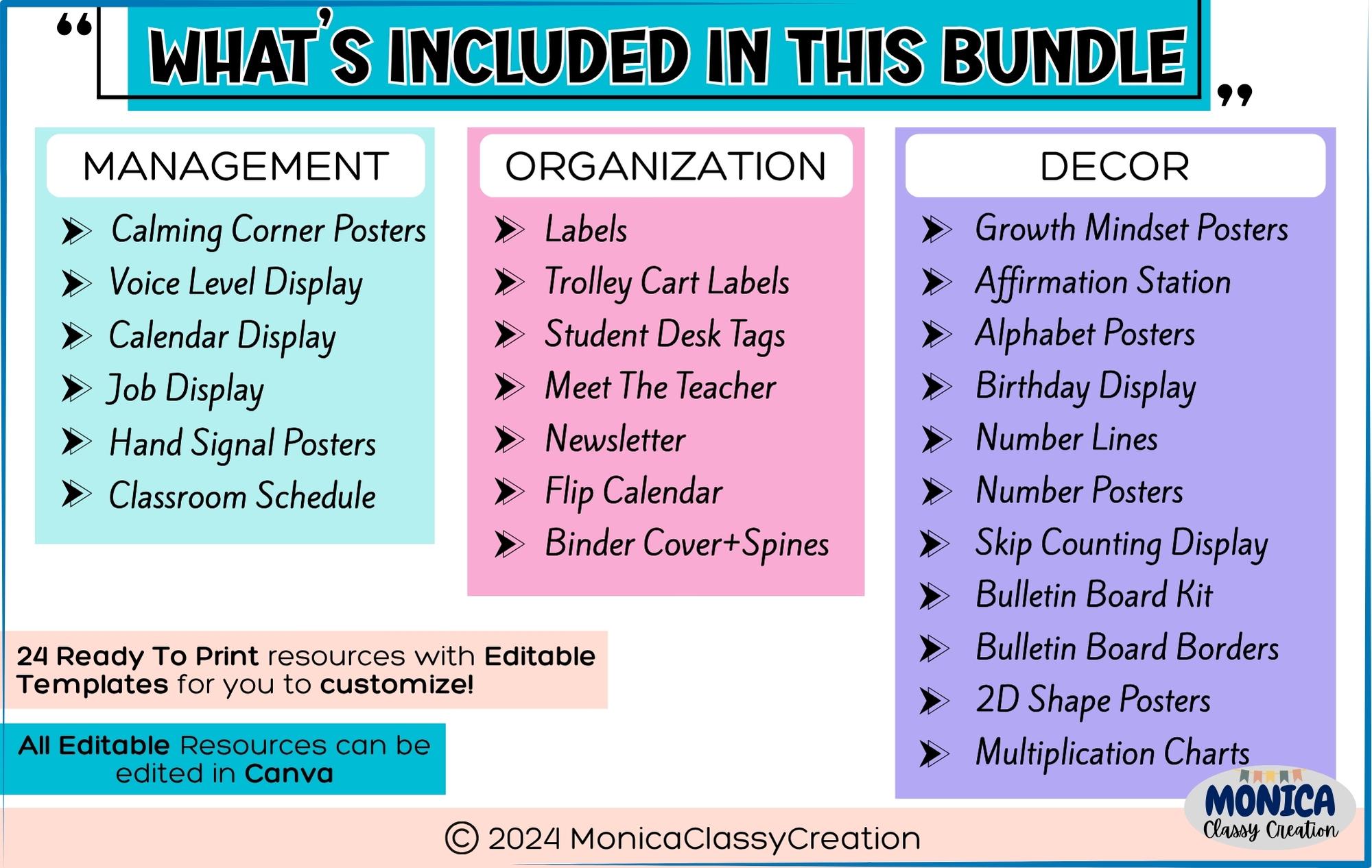 Ocean Animal Theme Classroom Decor Bundle Elementary Under the Sea ...