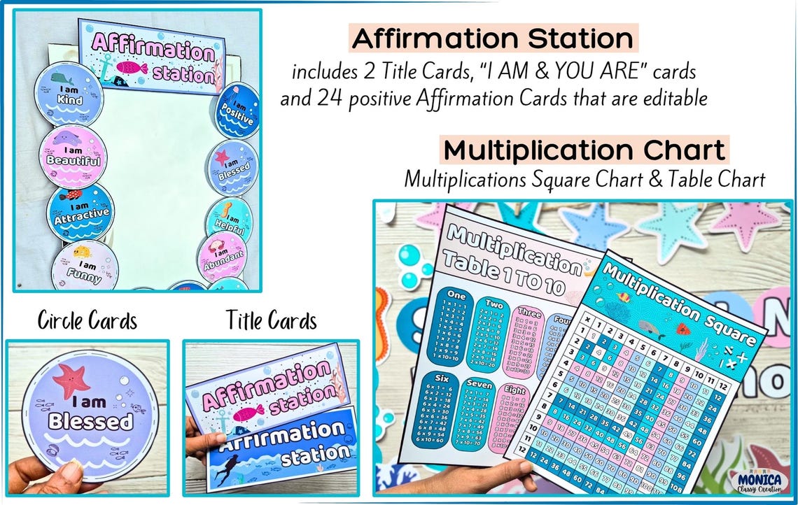 Ocean Animal Theme Classroom Decor Bundle Elementary Under the Sea ...