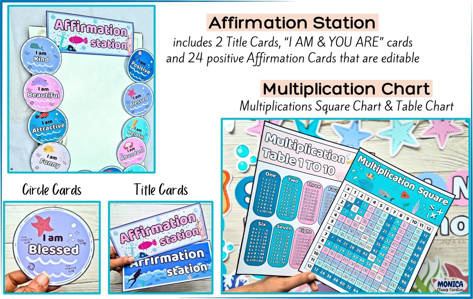 Ocean Animal Theme Classroom Decor Bundle Elementary Under the Sea ...