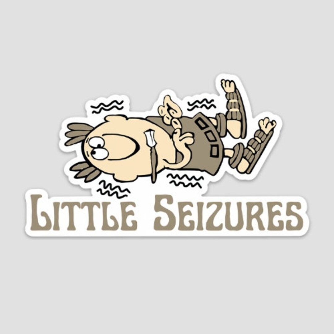 Little Seizures Dark Humor Decal - Etsy