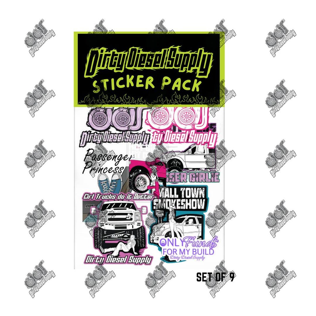 Girly Sticker Pack - Etsy