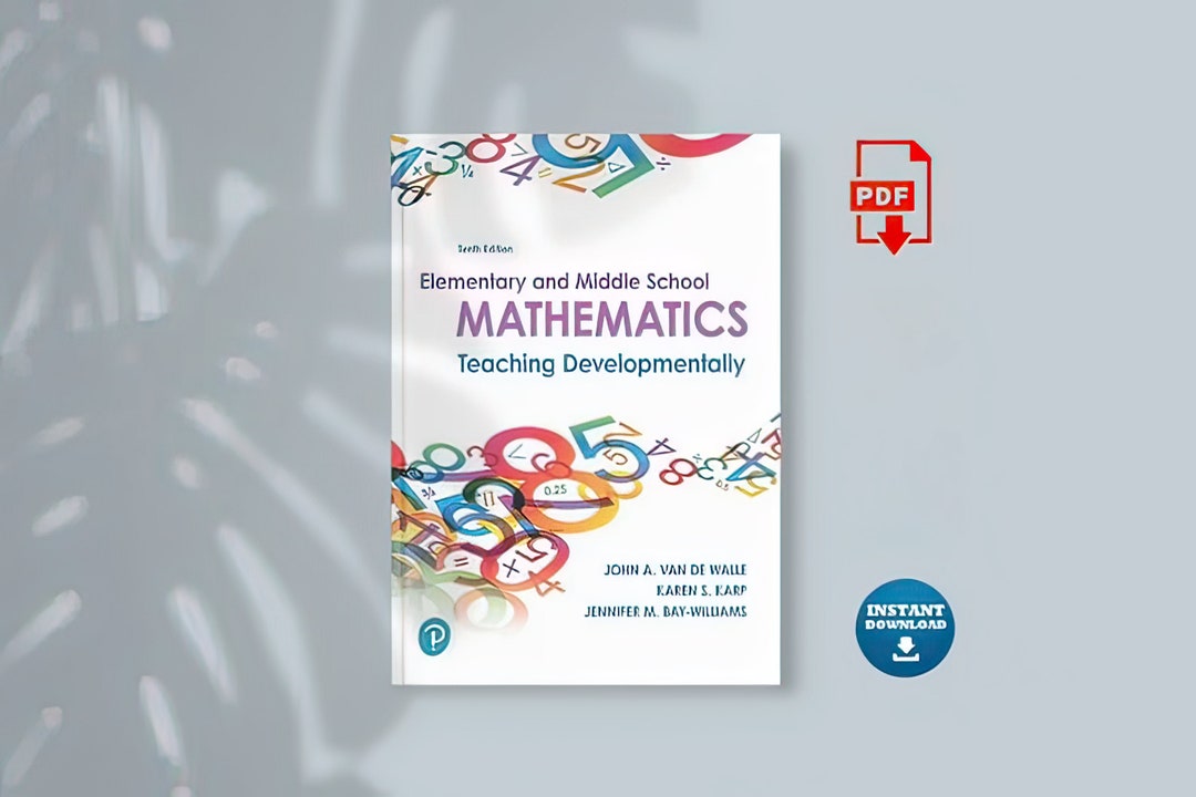 Elementary and Middle School Mathematics Teaching - Etsy