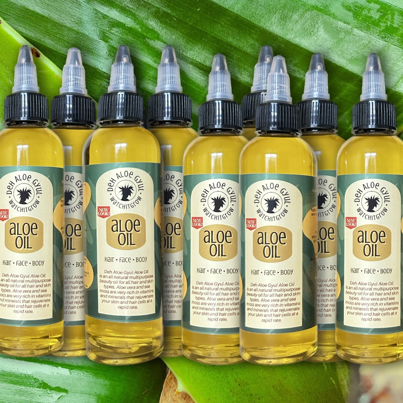 Aloe Oil Sea Moss Oil Hair Face Body 4 Oz the Original Caribbean ...