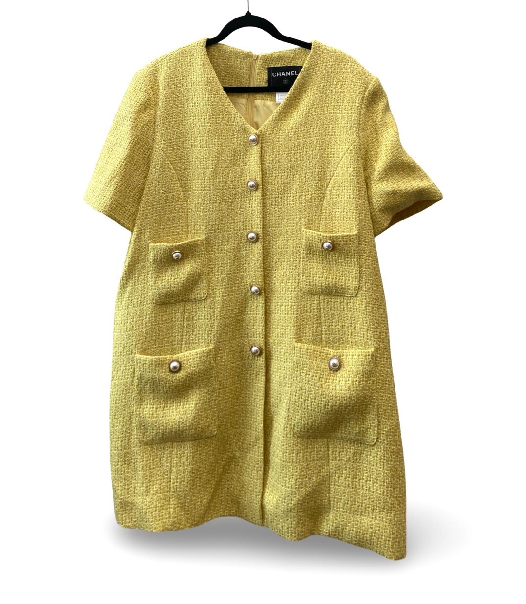 Classic Coco Chanel Vintage Tweed 2000s Buttoms Long Top / Dress - Etsy