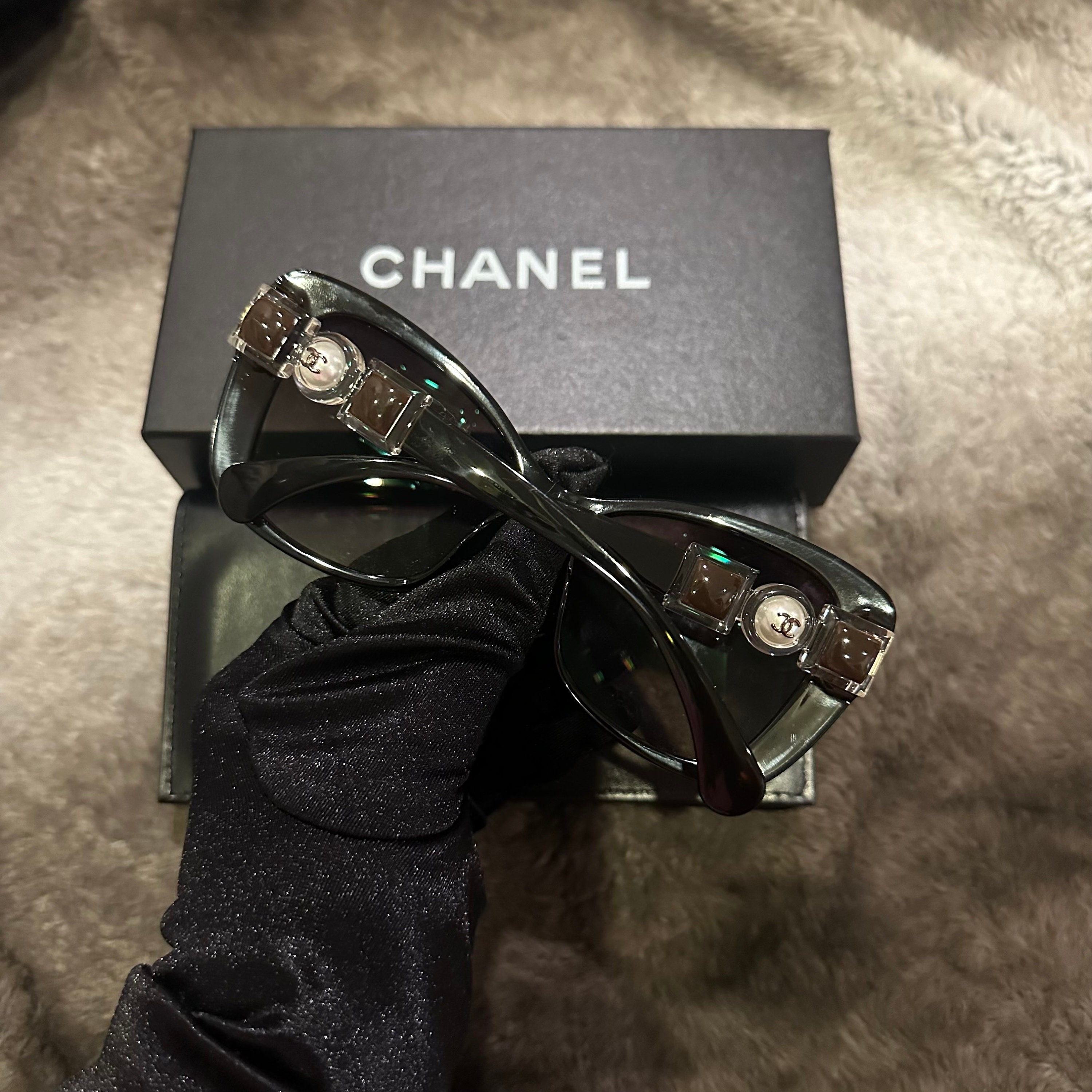 Authentic Coco Chanel Dark Brown Sunglasses 2000s - Etsy