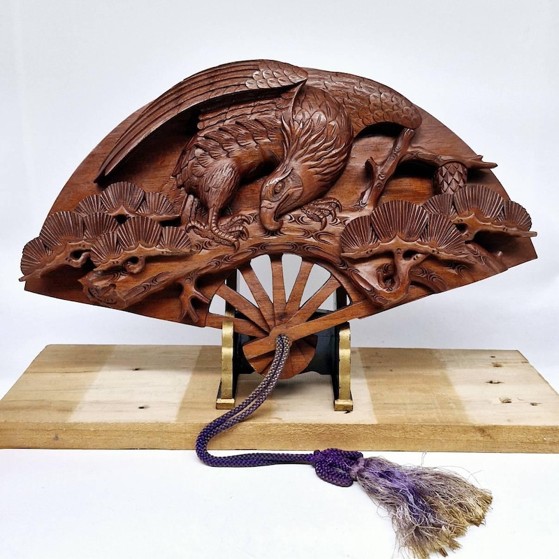 Large Japanese Fan - Etsy