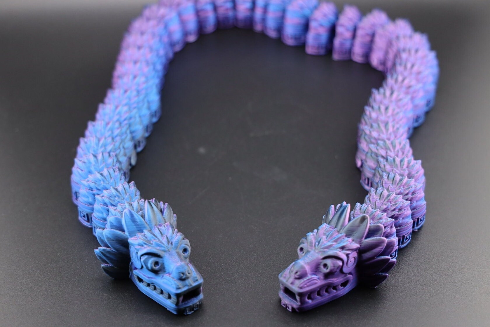 Quetzalcoatl Two Headed Dragon. - Etsy
