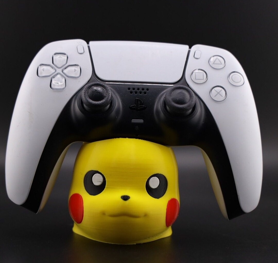 Pikachu Control Holder | Gaming | Ps5 | Xbox | Pc | Desk | Stand ...