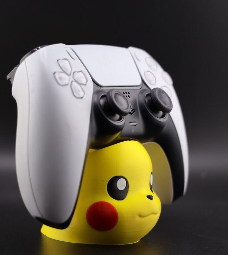 Pikachu Control Holder Gaming Ps5 Xbox Pc Desk Stand Display Pokémon ...