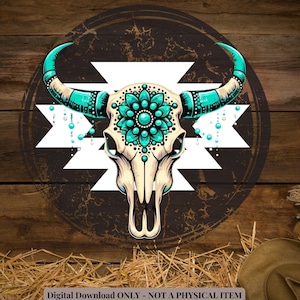 Aztec Bull Skull, Aztec Background, Aztec Cow Skull PNG Download ...